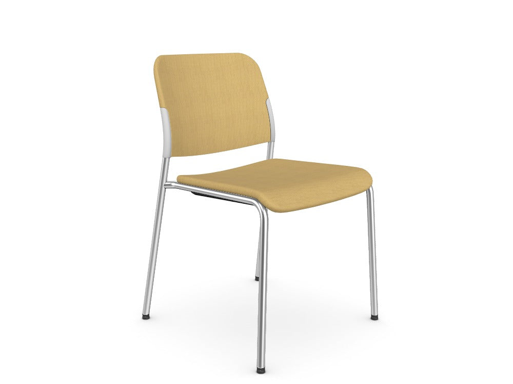 Custom Zoo Upholstered Seat and Backrest Chair, 4-Legged Frame - Model ...